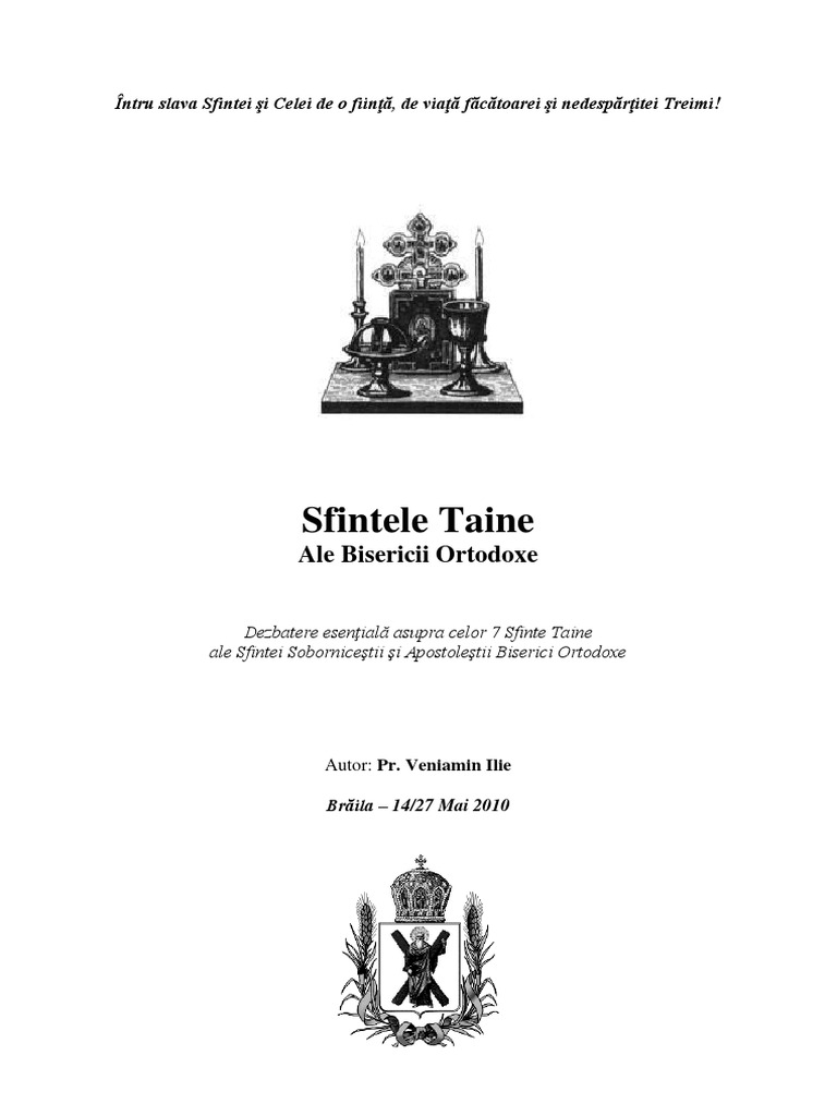 Sfintele Taine | PDF