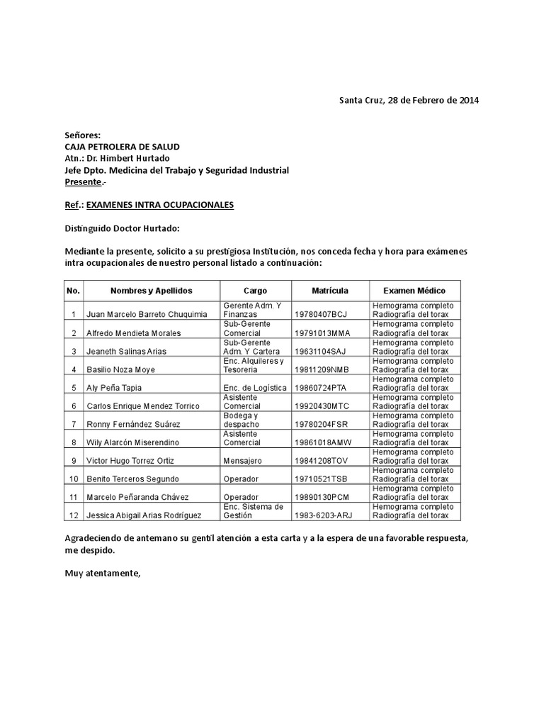 Carta CNS | PDF | Medicina | Bienestar