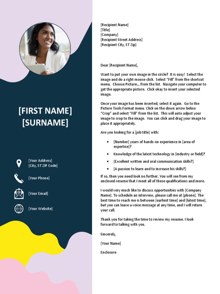 Cool Cover Letter 8 | PDF