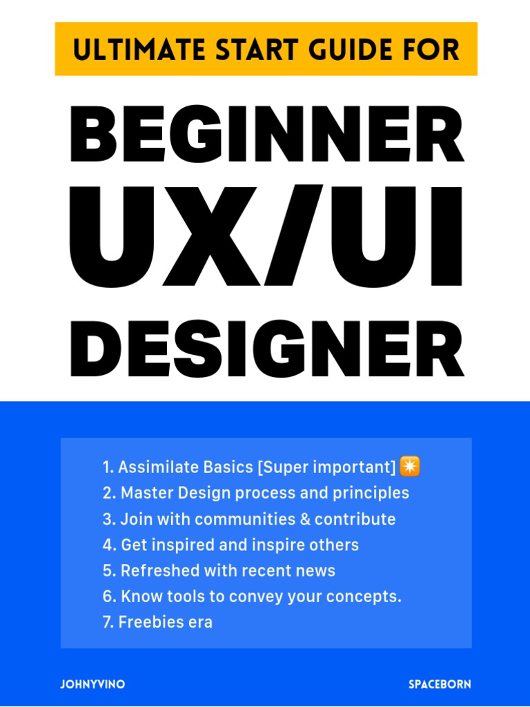 Ultimate Start Guide For Beginner UX - UI Designer On 2019 | PDF | Ios ...