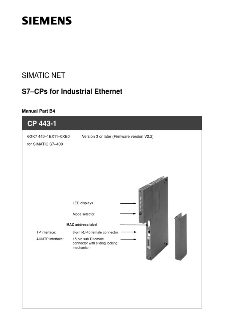 CP 443-1 PDF | PDF | Internet Protocol Suite | Multicast