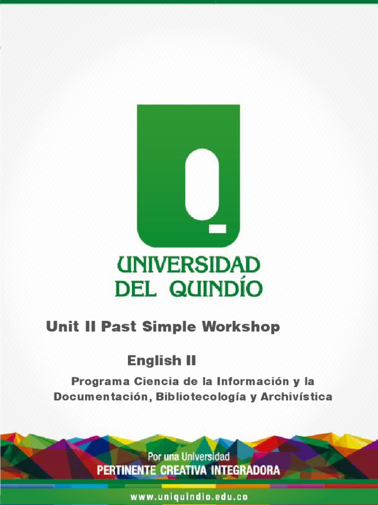 Past Simple Workshop - Yeison - Gonzalez - Mendez | PDF