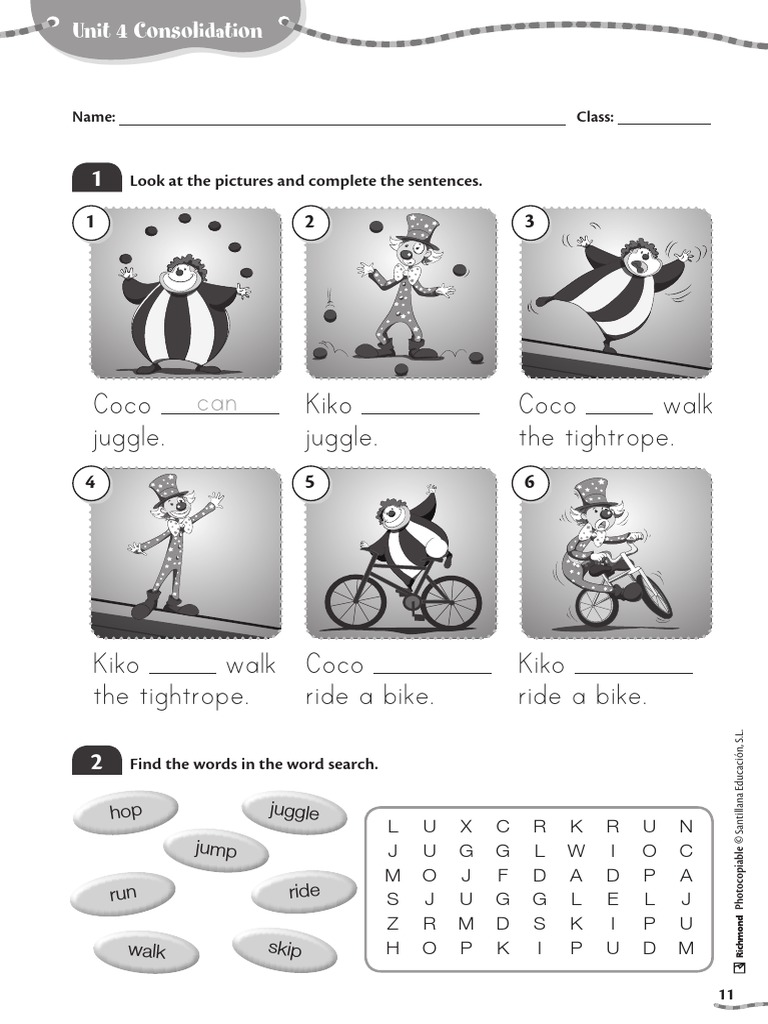 Wonder 2 Unit 4 Consolidation | PDF