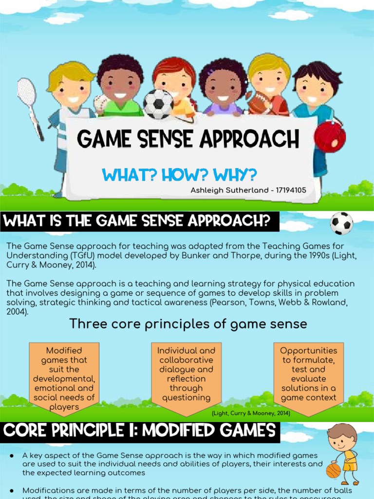 Game Sense Approach | PDF | Learning | Teachers