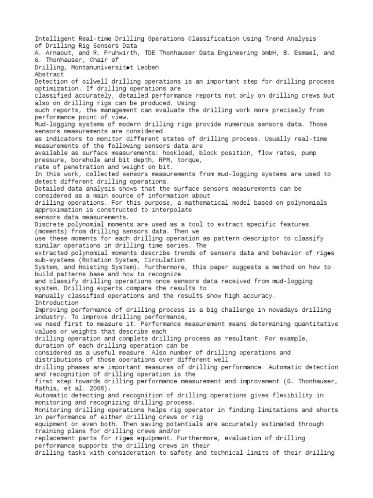 RTD Classification | PDF | Casing (Borehole) | Drilling Rig