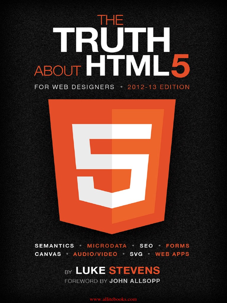 The Truth About HTML5 - FreePdfBook | Xhtml | Html5