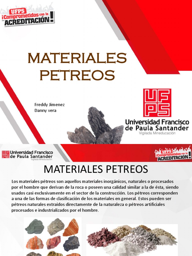 Materiales petreos | Lentes | Roca (geología)