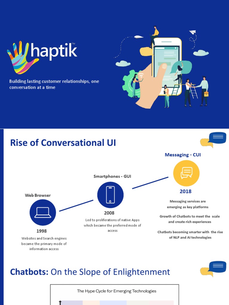 Haptik Overview India | PDF | Internet Bot | Mobile App