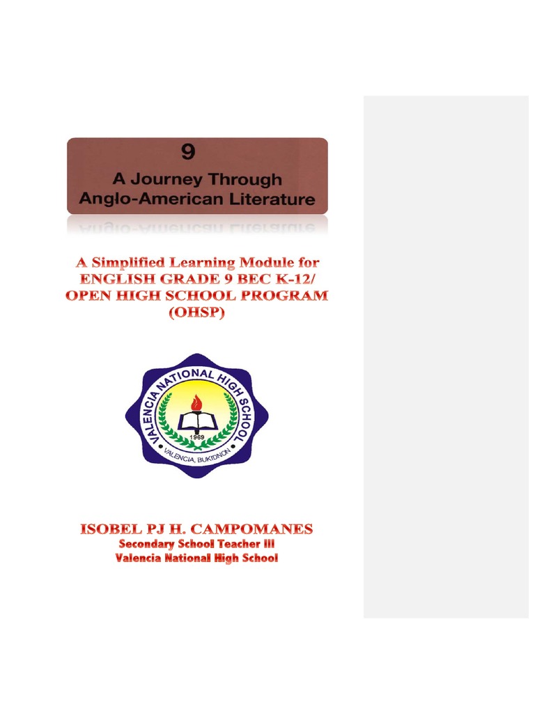 G9 Simplified Mod.3 PDF | PDF | Reading Comprehension | Semiotics