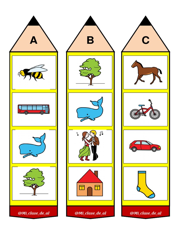 Sonido Inicial Con Lapices | PDF | Estudios de idiomas extranjeros