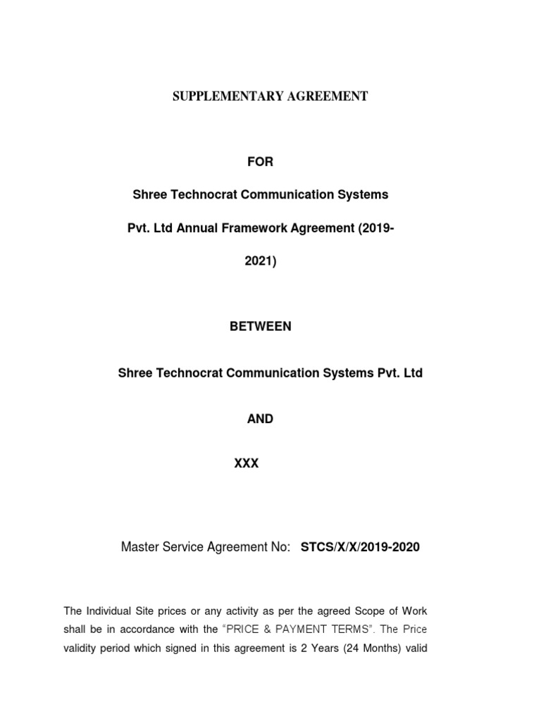 Shree Technocrat Communication Systems Agreement | PDF | Overtime | Occupational Safety And Health