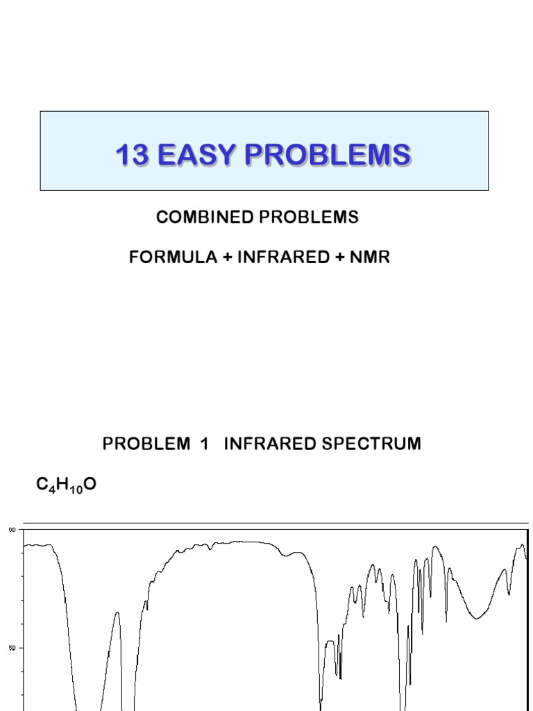 More NMR Problems 13a Cetak | PDF | Proton Nuclear Magnetic Resonance ...
