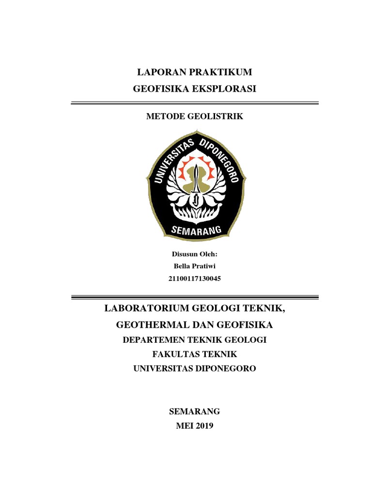 Laporan Praktikum Geolistrik | PDF | Teknologi & Rekayasa