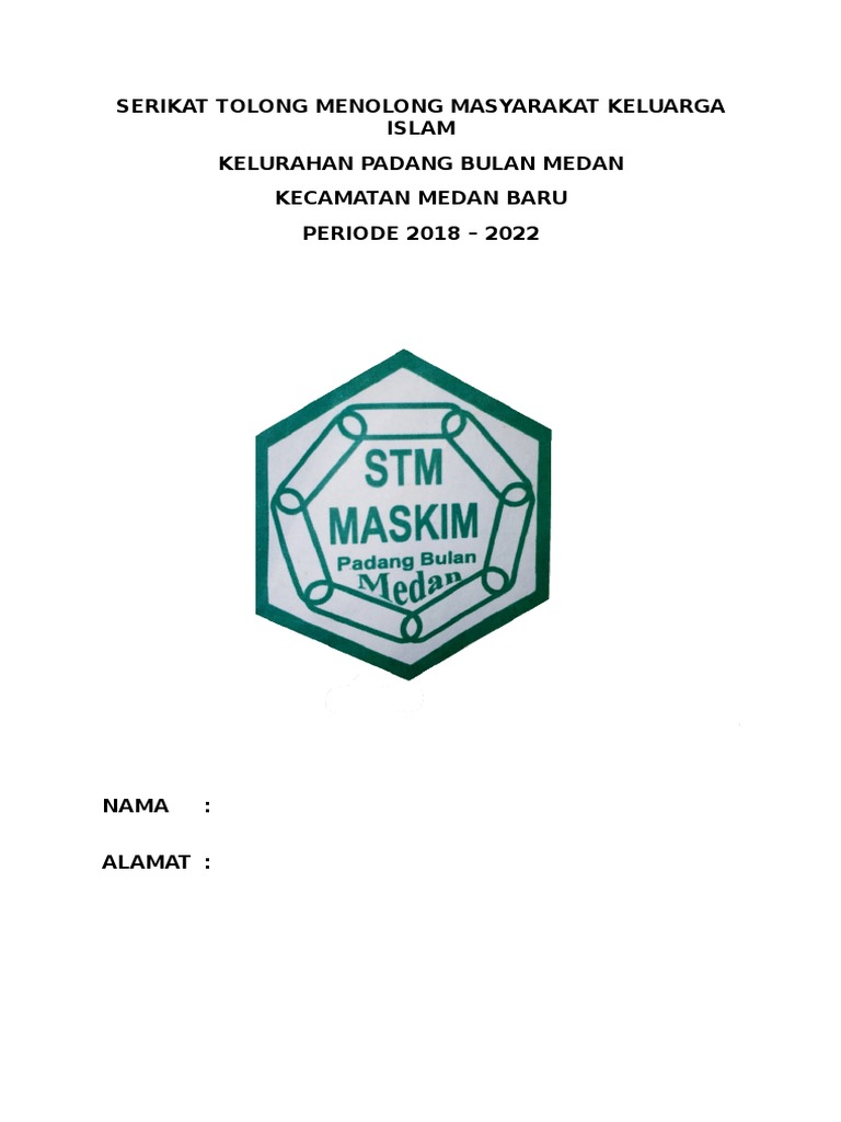 2056 - Anggarad Dasar RT STM MASKIM | PDF