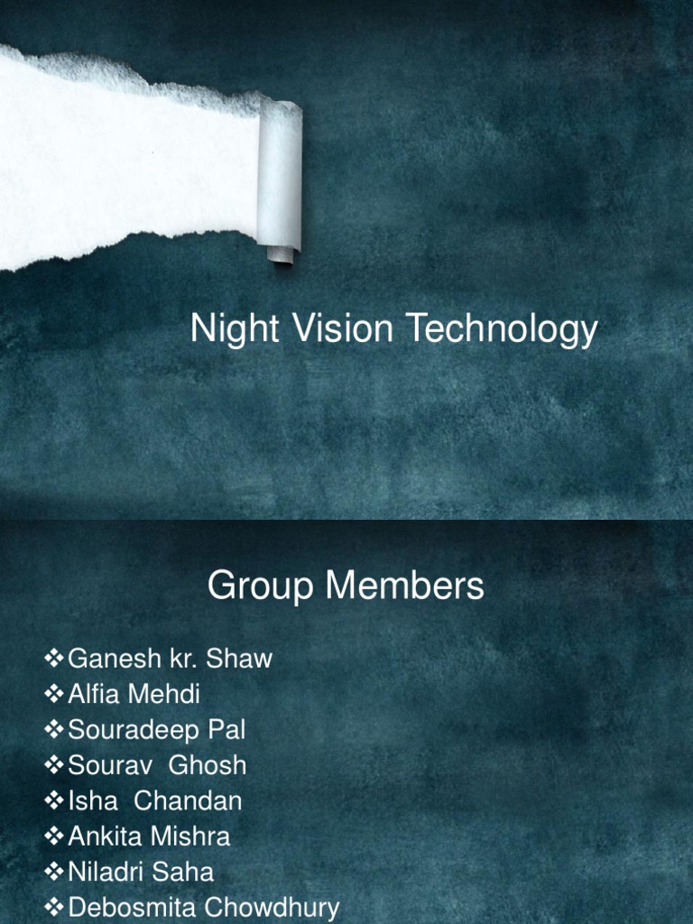 Night Vision Technology | PDF | Optics | Imaging