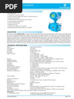 MagFlow 2400-Electromagnetic Flow Meter Data Sheet | PDF | Flow ...