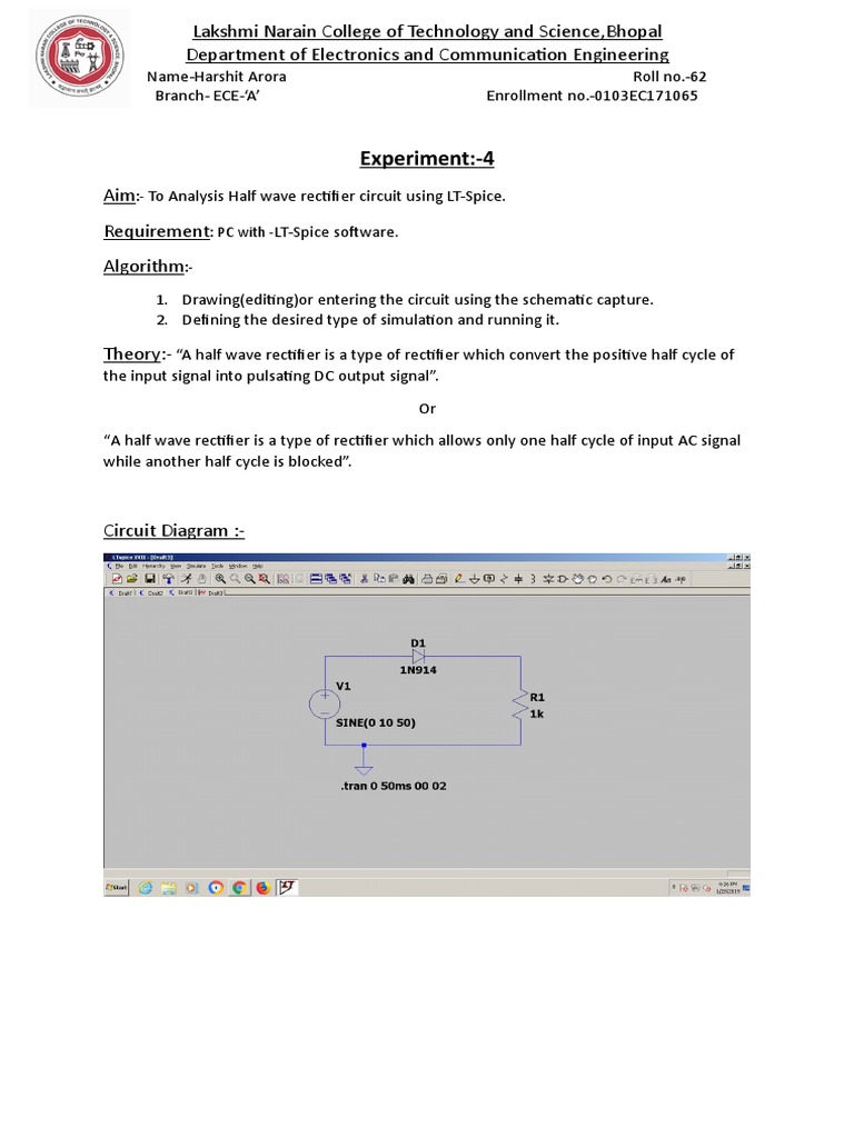 Simulation Lab Experiment | PDF