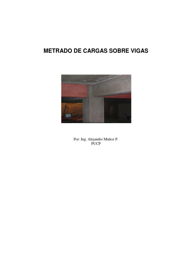 A. Metrado de Carga Sobre Vigas | PDF | Ciencias sociales | Ciencia y matemáticas