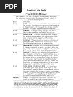 Quality of Life Scale (HHHHHMM Scale) - 2 | PDF