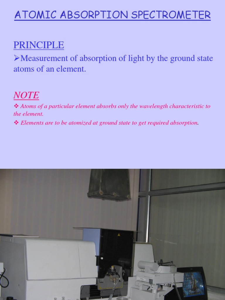 Atomic Absorption Spectrometry Explained | PDF | Atomic Absorption ...