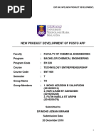 Ent600 - NPD | PDF | New Product Development | Vitamin