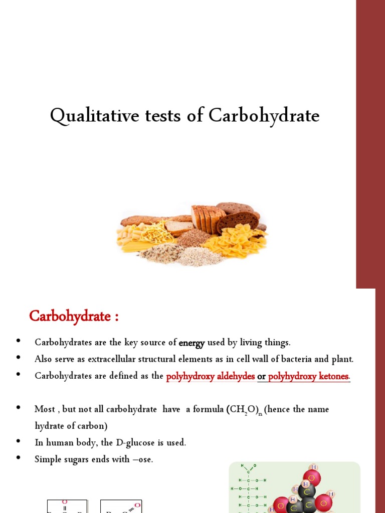Qualitative Tests of Carbohydrate | PDF | Carbohydrates | Carbohydrate ...