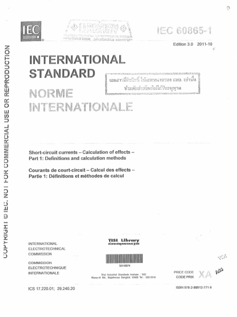Iec 60865 1 PDF | PDF