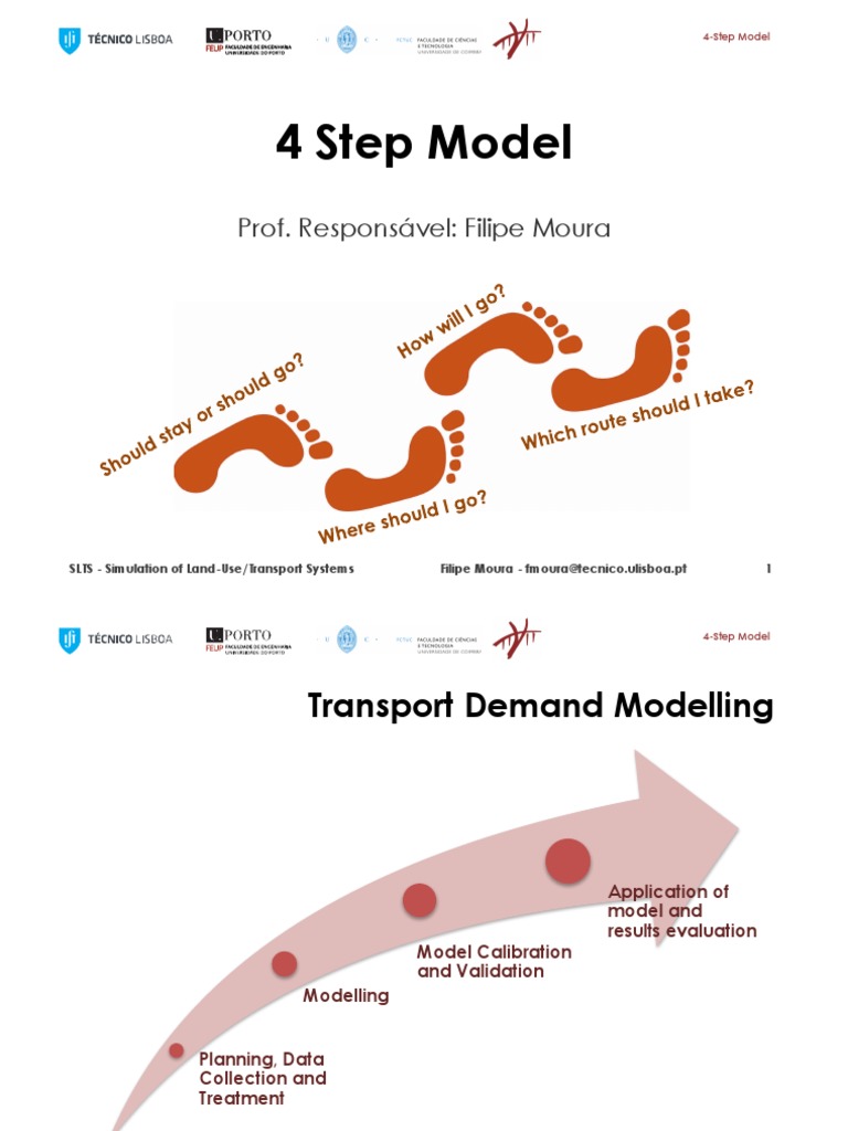 4 Step Model: Prof. Responsável: Filipe Moura | PDF | Exponential ...