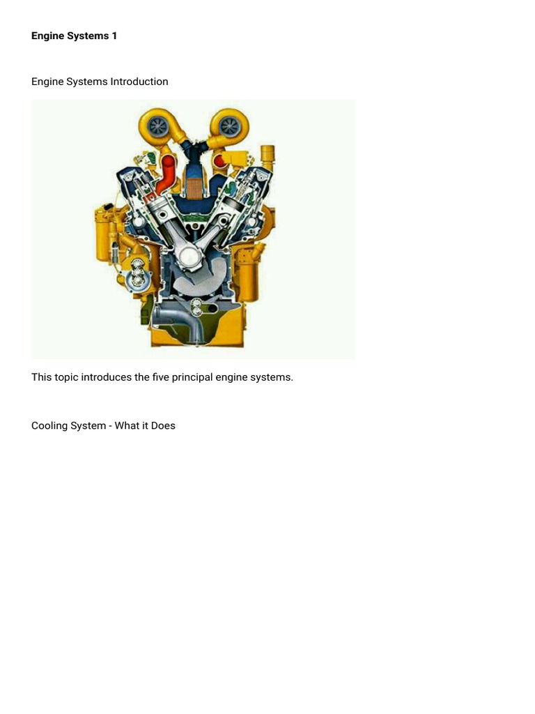 Engine Systems 1 | PDF | Radiator | Engines
