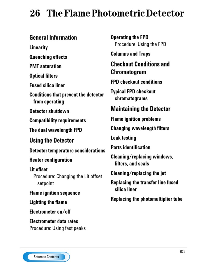 Flame Photometric Detector Overview | PDF | Gas Chromatography | Vacuum ...