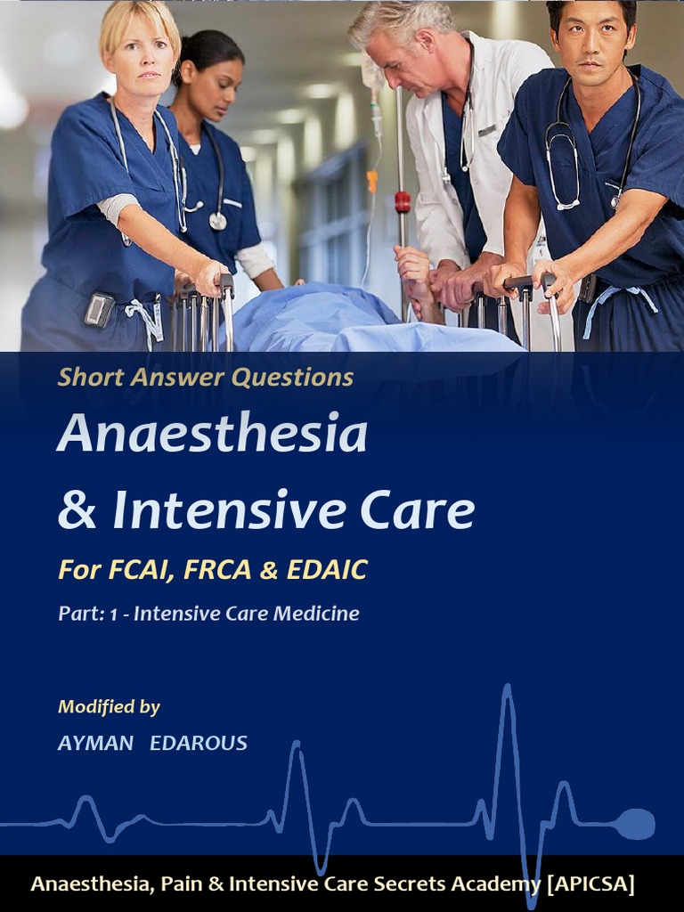 Anaesthesia & Intensive Care: For Fcai, Frca Edaic | PDF | Sepsis | Renal Function