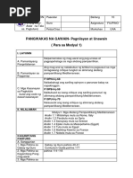 Halimbawa NG Learning Objectives Filipino | PDF