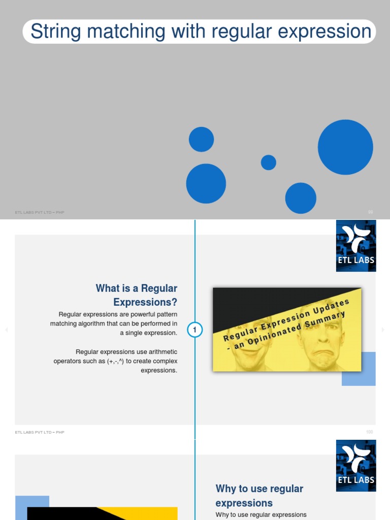 String Matching With Regular Expression | PDF | Regular Expression | Php