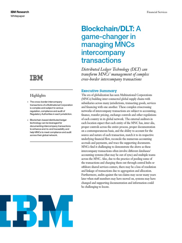 IBM Research MNC ICA Whitepaper | PDF | Audit | Multinational Corporation