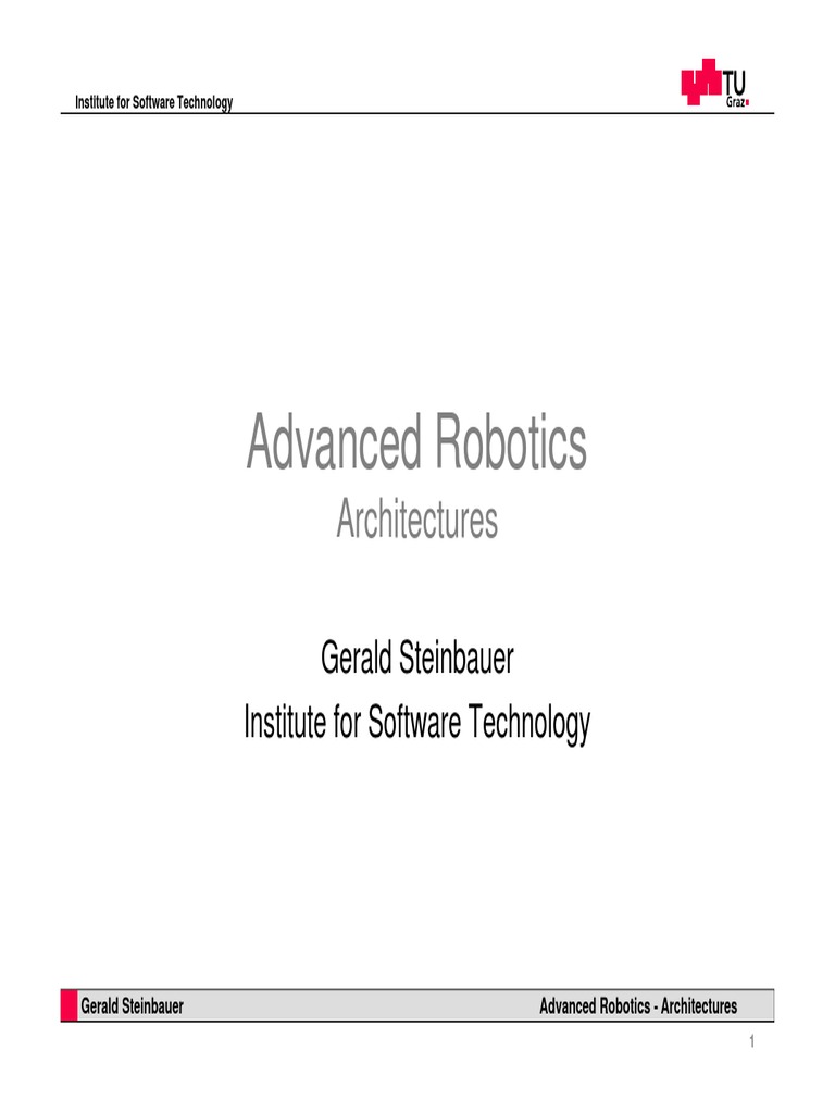 Advanced Robotics Slides | PDF | Component Based Software Engineering | Robotics