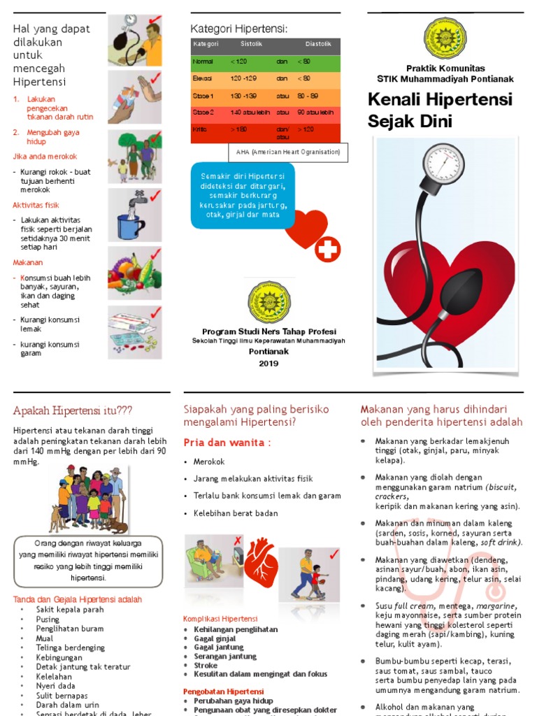 Leaflet Hipertensi 2 | PDF