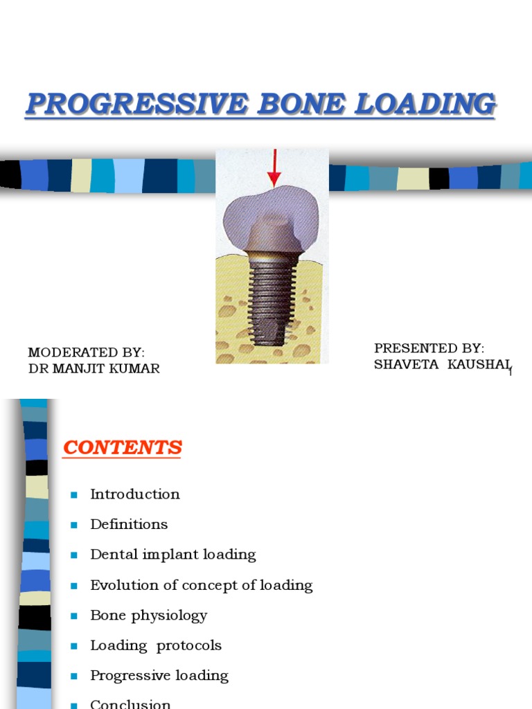 Progressive Loading Pdf Dental Implant Bone 