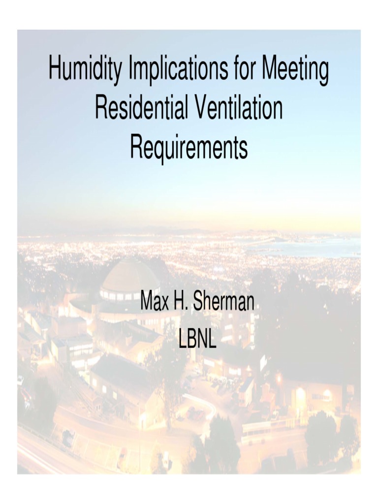 Eemtg082011 A5 Ashrae Dehumidification PDF | PDF | Ventilation ...