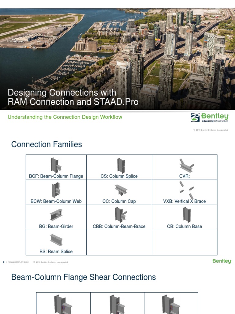 Designing Connections - RC and STAAD - TRNC03499 - PPT PDF | PDF ...