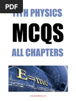 Physics MCQ Questions PDF | PDF | Teaching Methods & Materials | Technology & Engineering