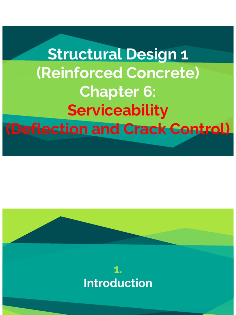 Chapter 6 - Serviceability PDF | PDF | Beam (Structure) | Fracture