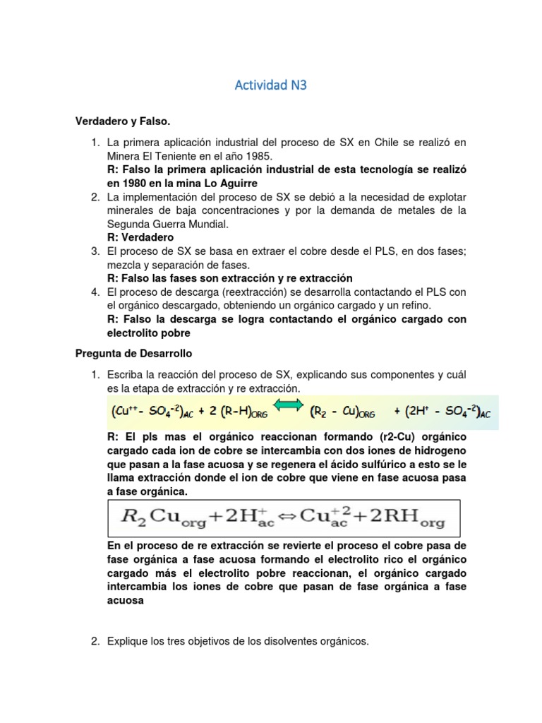 Actividad 03 Hidro | PDF | Cobre | Electrólito
