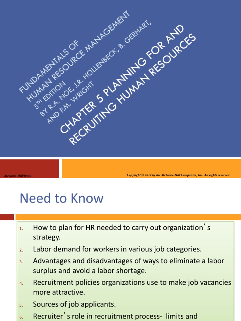 IPPTChap 005 | PDF | Recruitment | Forecasting