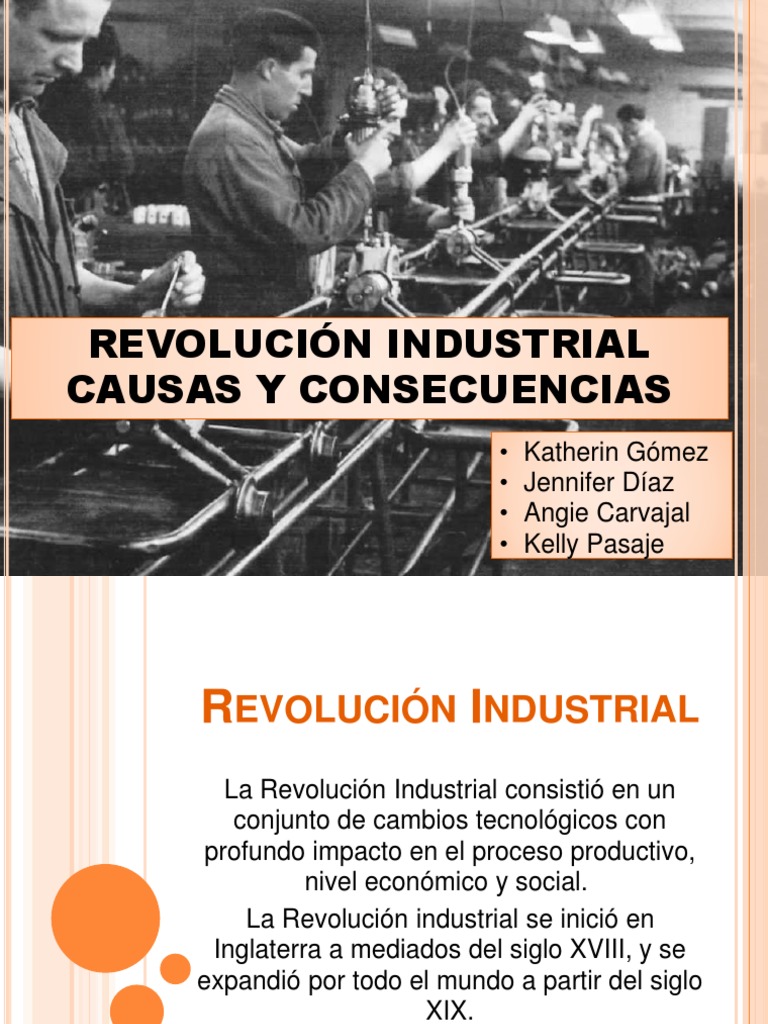 Causas Y Consecuencias Revolucion Industrial Pdf Revolución