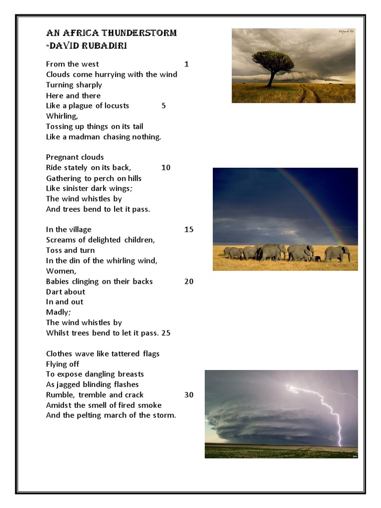 An Africa Thunderstorm Pdf