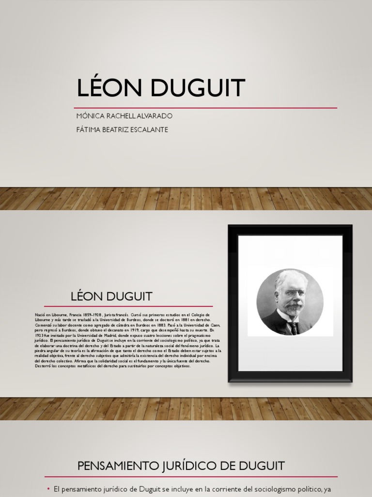 Léon Duguit | PDF | Propiedad | Principios éticos