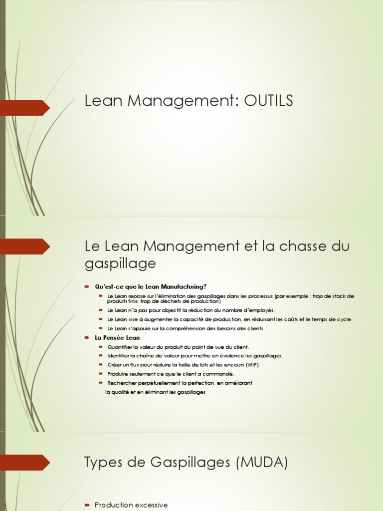 Lean Management 2 | PDF | Lean (production) | Management de la qualité