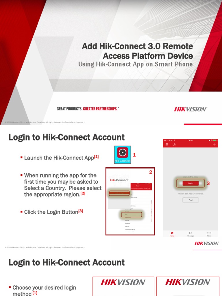 HikConnect Add Account | PDF | Qr Code | Digital Video Recorder