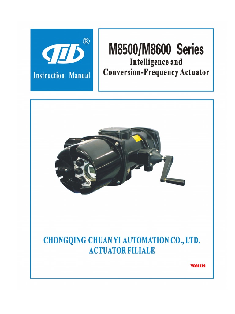 MOV Manual | PDF | Switch | Actuator