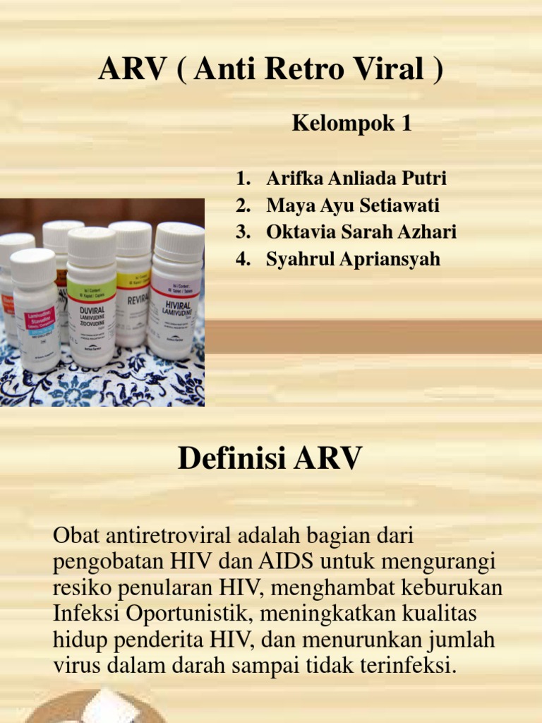 ARV (Anti Retro Viral) | PDF
